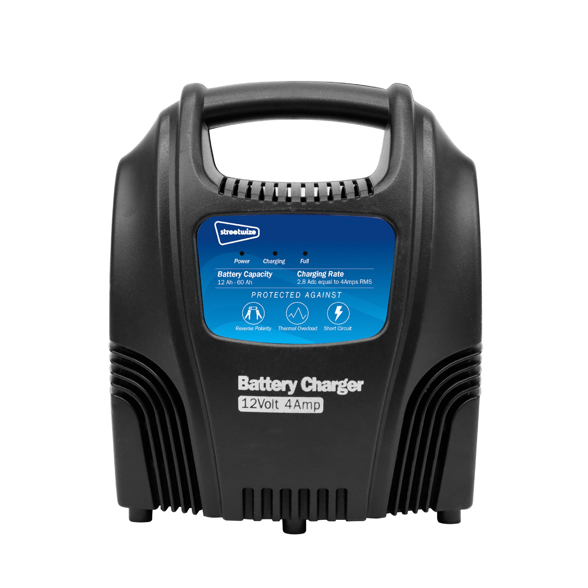 12V 4A Battery Charger (Plastic Casing) – Street Rhino