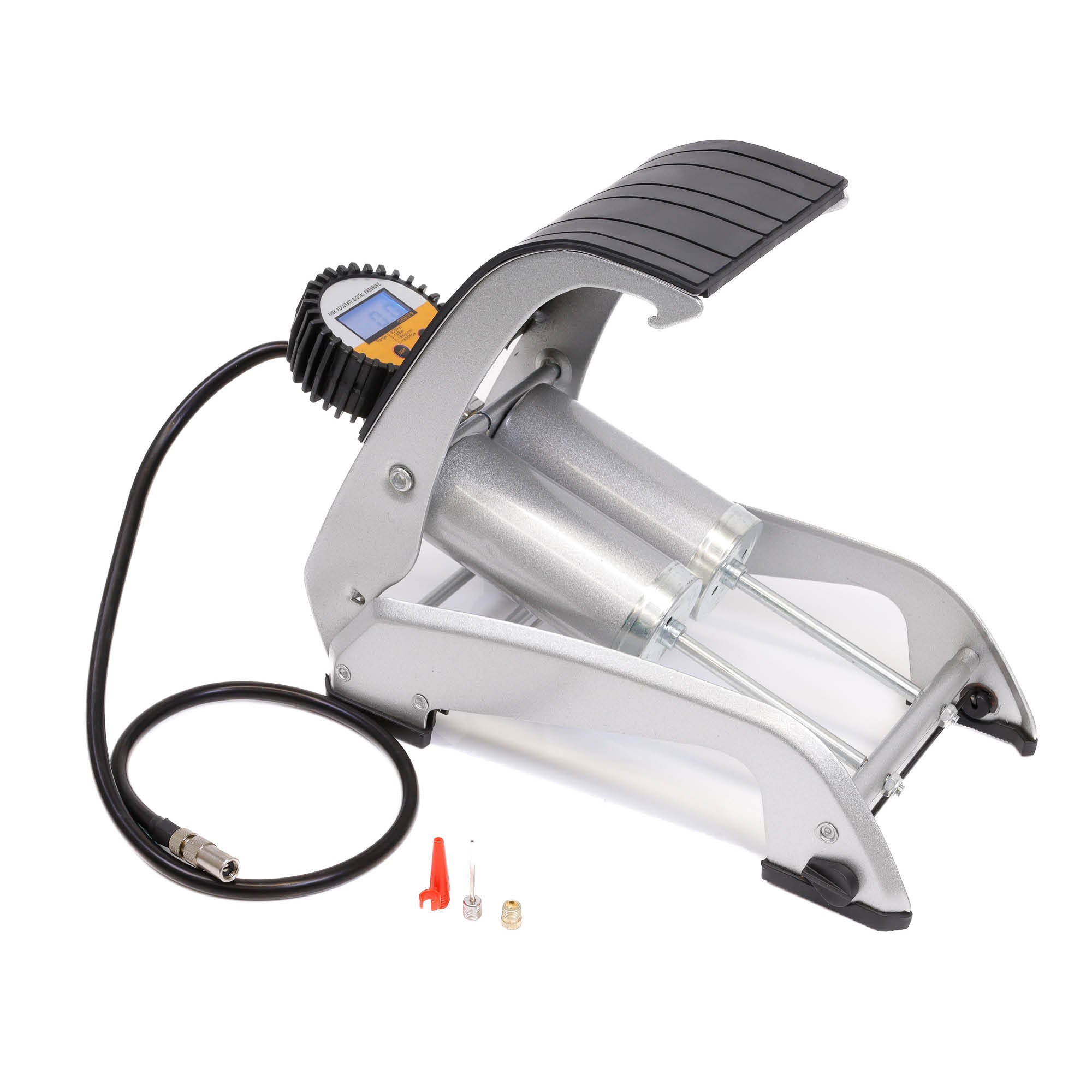 Digital Double Cylinder High Pressure Foot Pump – Street Rhino