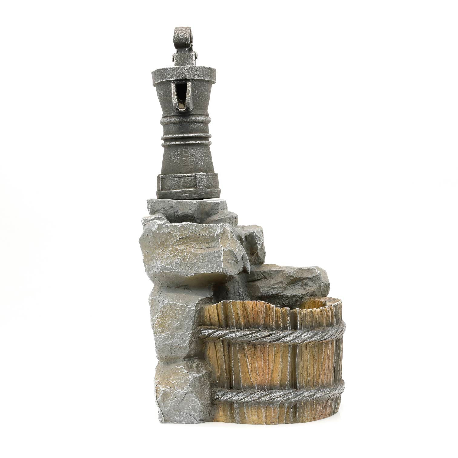 Rustic Hand Pump Well Solar Water Feature with Battery – Street Rhino