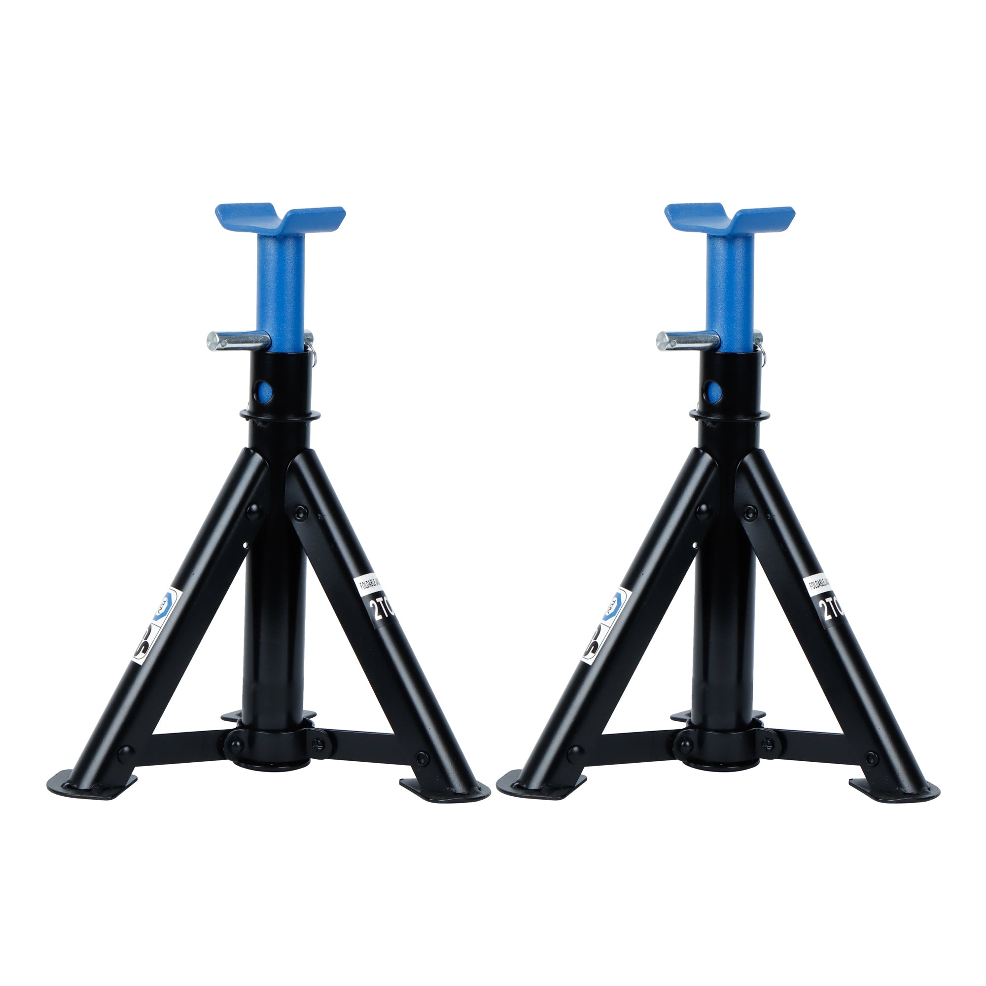 Pair of 2T Folding Axle Stands – GS/TUV/CE Approved – Street Rhino