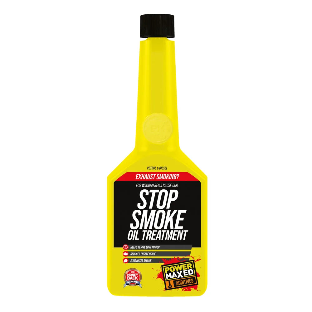 Power Maxed 325ml Stop Smoke Oil Treatment – Reduce Exhaust Smoke ...